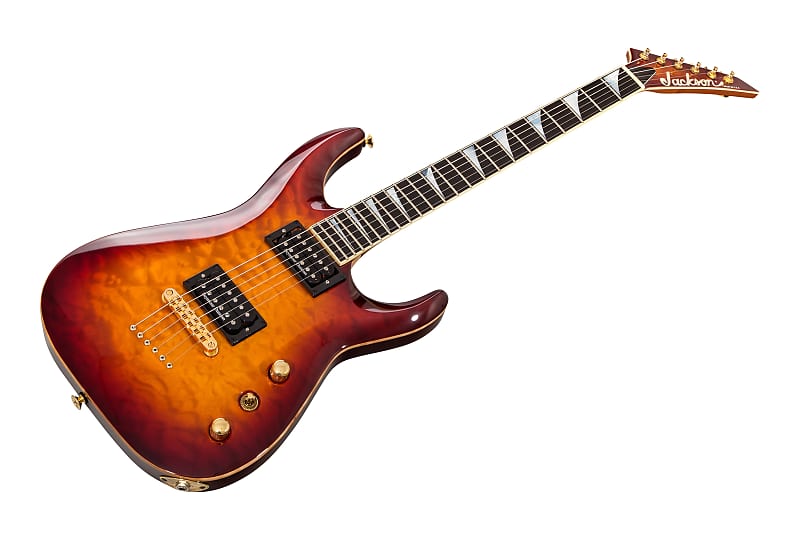Jackson USA Soloist SLATQH - Burnt Cherry Burst | Reverb Australia