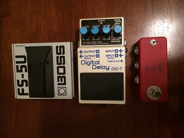 Boss/JHS Boss DD7, FS-5U, JHS mini Tap | Reverb