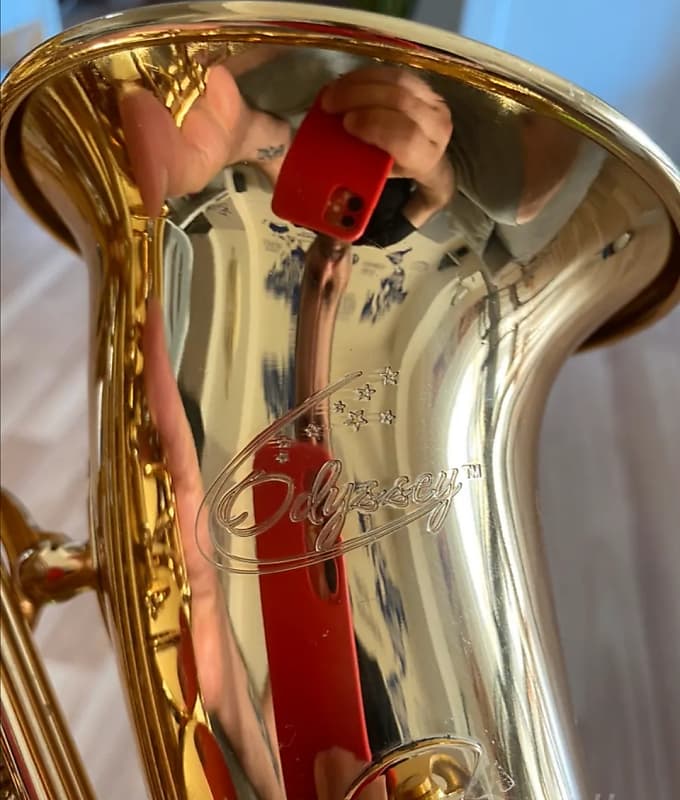 Odyssey gold lacquer OAS 130 alto saxophone near | Reverb Australia