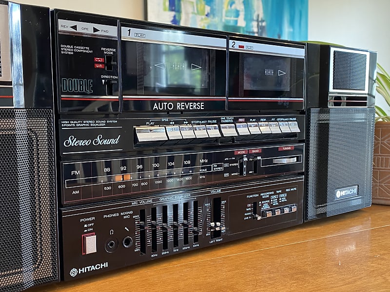 Hitachi TRK-W550HC 80s Black | Reverb Hitachi TRK-W550HC 80s Black | Reverb