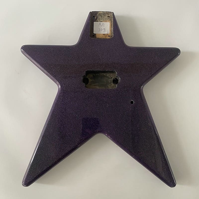 Metallic Purple Guitar Star Shaped Body | Reverb