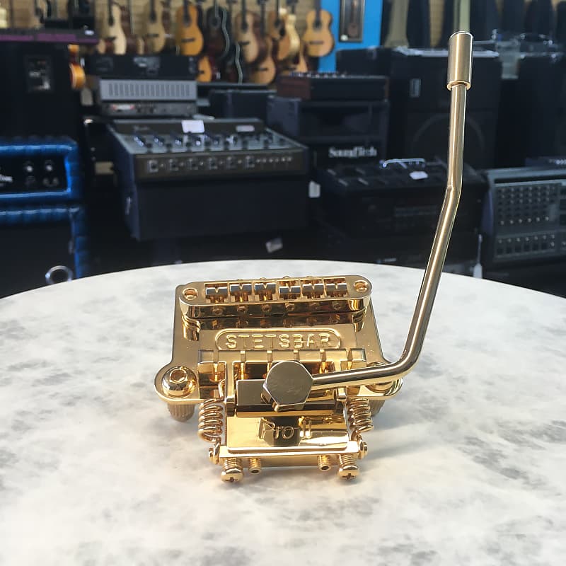 Stetsbar Pro II Stop-Tail Tremolo/Vibrato Bridge for Gibson | Reverb