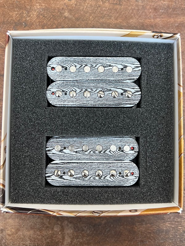 Bare Knuckle Unity Humbucker Set White Woodtech | Reverb