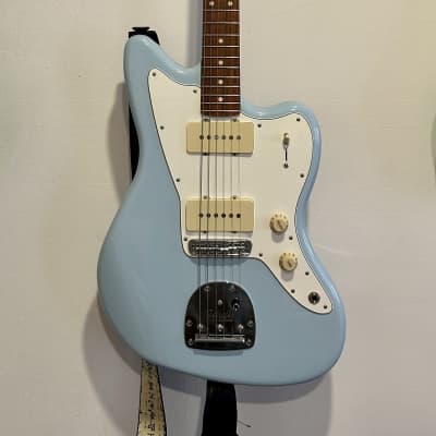 Fender VM Jazzmaster Sonic Blue with Matching Headstock | Reverb