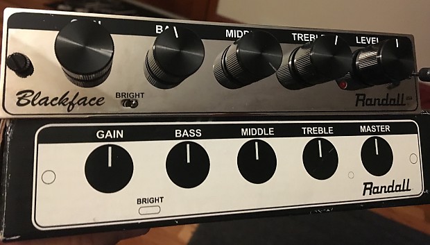 Randall MTS BLACKFACE Modular Preamp, Super Clean, in Box | Reverb