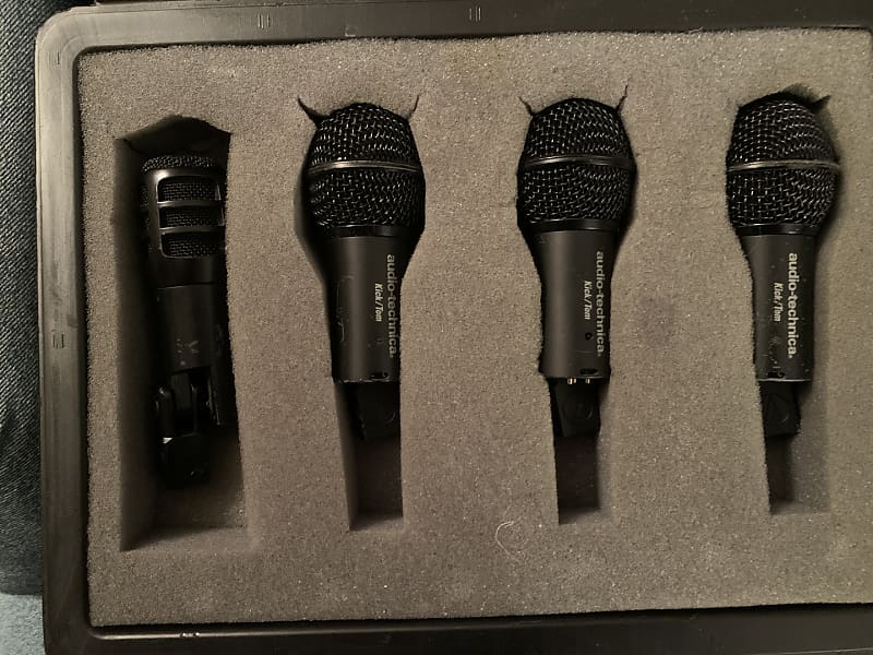 Audio-Technica KITPACK 4 PIECE MIC SET mid-2000's - Black | Reverb