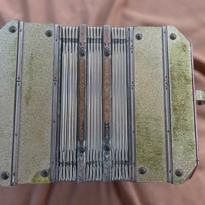 Concertina Vintage Concertina Bandoneon Accordion Button Box | Reverb