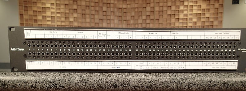 Bittree 969A E3 96 Point Programable TT Audio Patch Bay | Reverb