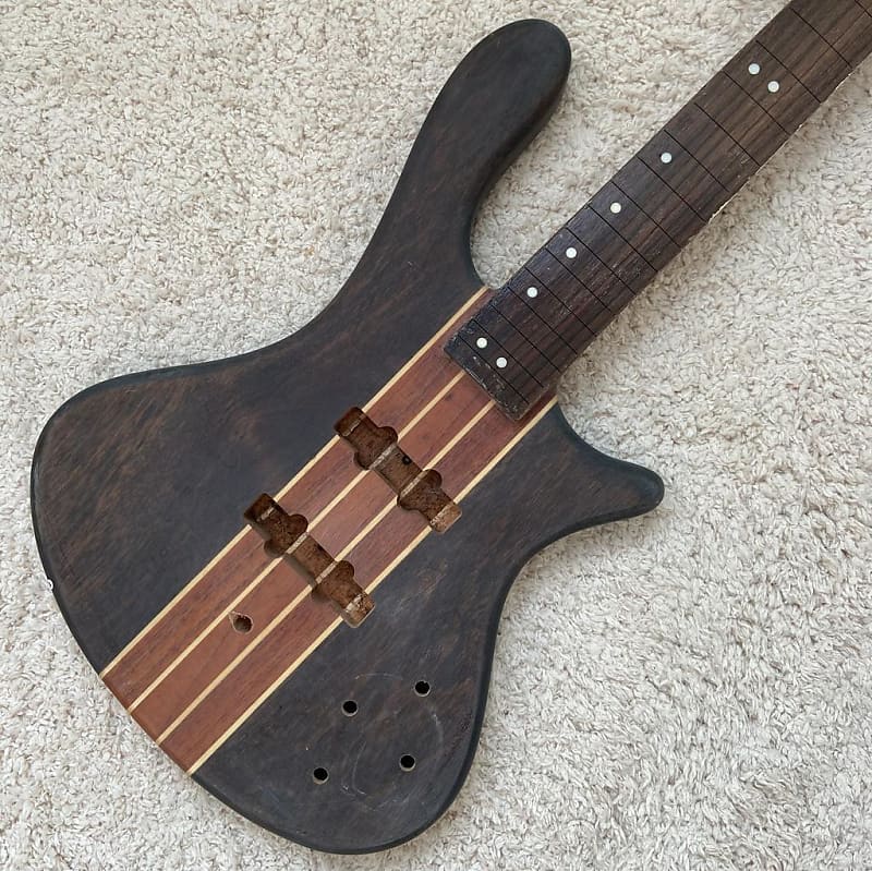 DIY Project 4 String Bass Body with Neck Through | Reverb