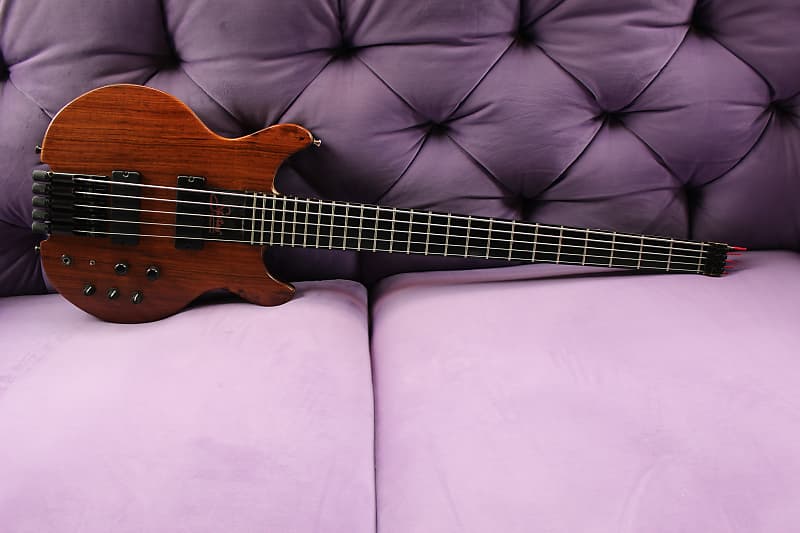 Status King Bass 5 String Headless in Rosewood Utile & Case | Reverb