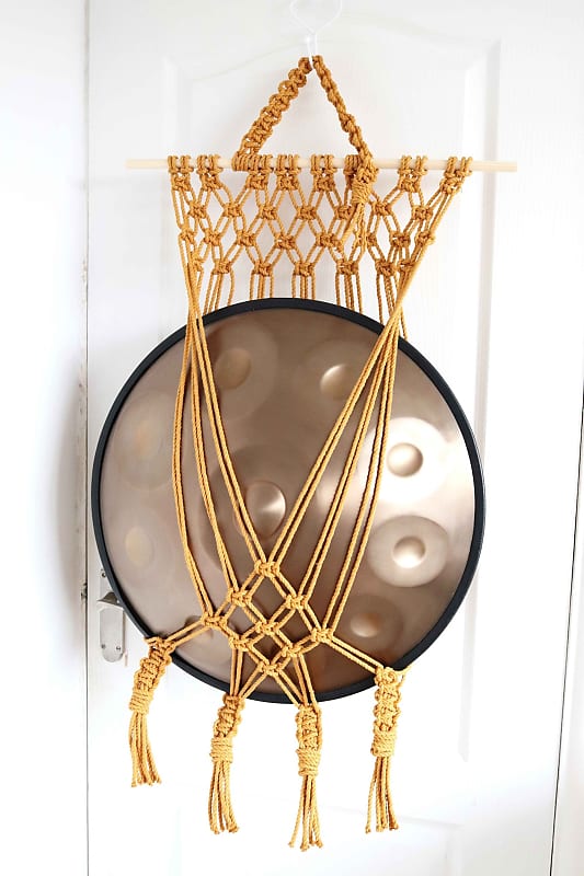 Handpan Hanger Wall Mount in Mustard | Reverb