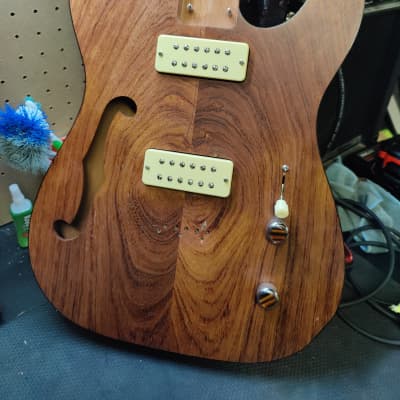 Loaded Walnut Thinline Telecaster body | Reverb