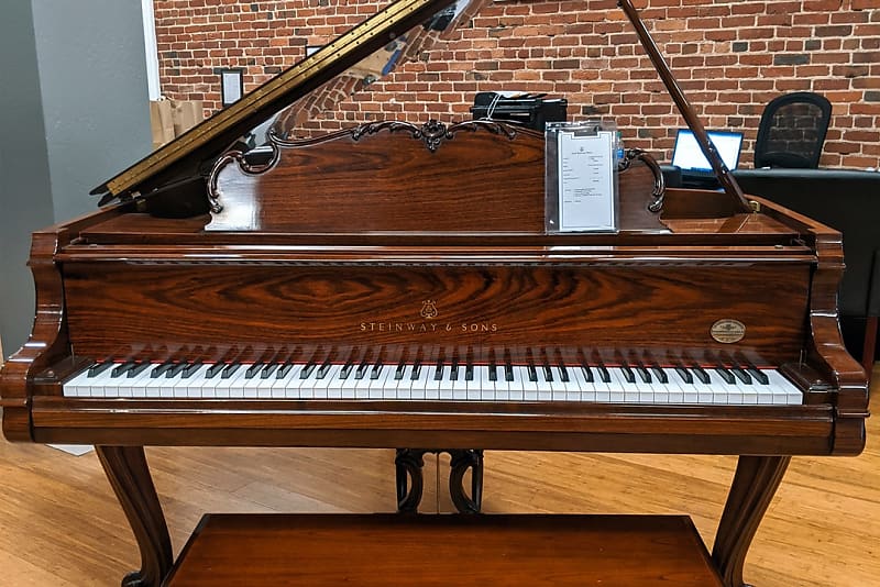 Steinway&Sons M 501 A LXV 1996 - Indian Rosewood Polish | Reverb