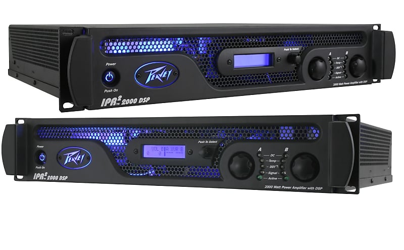 Peavey IPR2 2000 DSP 2-Channel 2000-Watt Power Amp with | Reverb