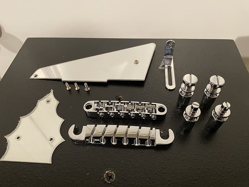 Ibanez Iceman PS120 Bridge Tail piece Paul Stanley Bling | Reverb