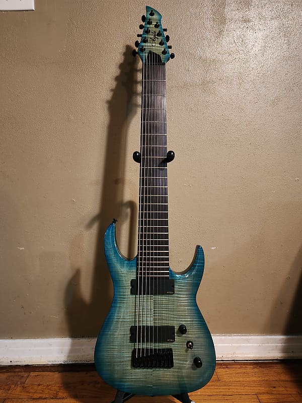 Agile Septor Elite 930 Oceanburst Flame W/EMG 909X Pickups | Reverb