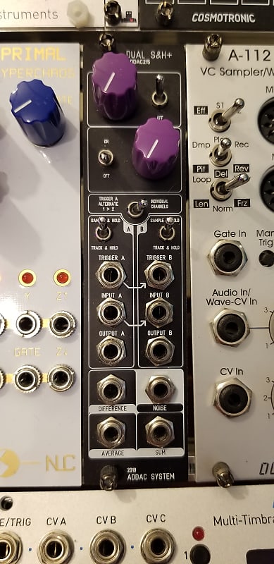 ADDAC System Dual S&H (ADDAC215) Black | Reverb