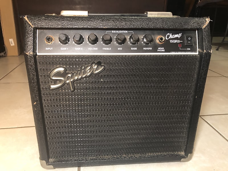 Squier Champ 15GR 2000's - Black | Reverb