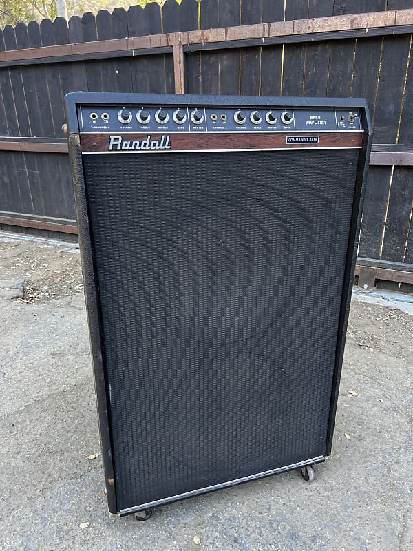 Randall Commander bass amp 2 x 15 vintage | Reverb