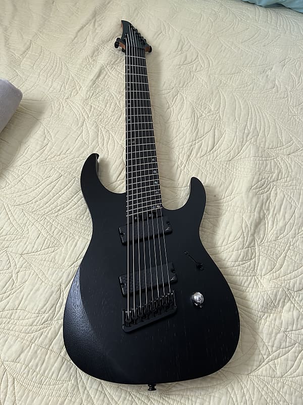 Legator N8FP 8 String Extended Range Baritone Guitar Stealth | Reverb