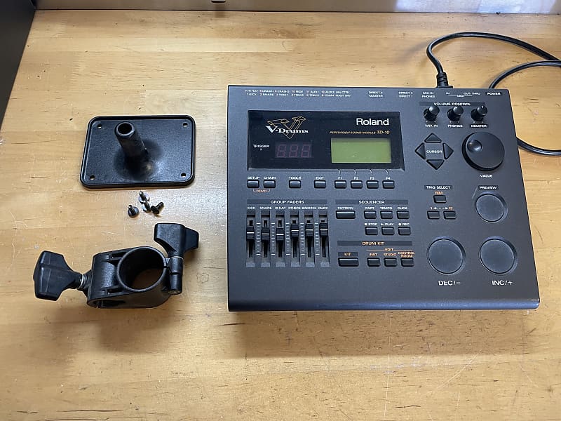 Roland TD-10 V-Drum Percussion Sound Module TDW-1 Expanded | Reverb