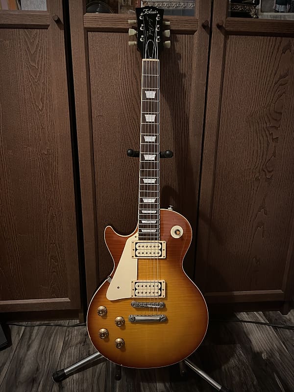 Tokai LS105F Sunburst left handed guitar | Reverb