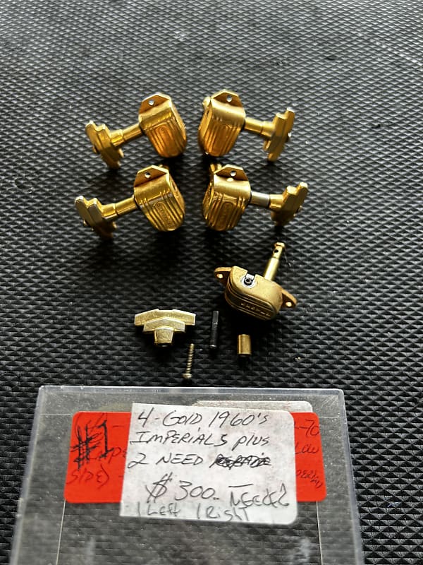 1960's Gold Grover Imperial Tuners - Lot of 4 & | Reverb Australia