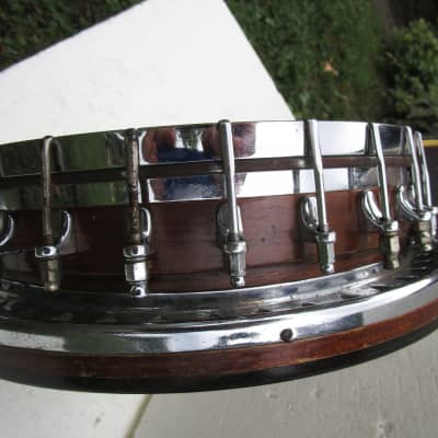 Bacon & Day Peerless Tenor Banjo, 1930, Resonator, Tone Ring, | Reverb