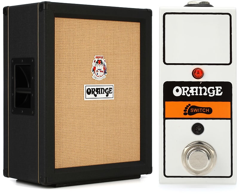 Orange PPC212 V 120-watt 2x12" Cabinet - Black Bundle with | Reverb