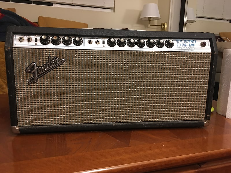 Fender Dual Showman Reverb FDL5000D 1968 - Black | Reverb