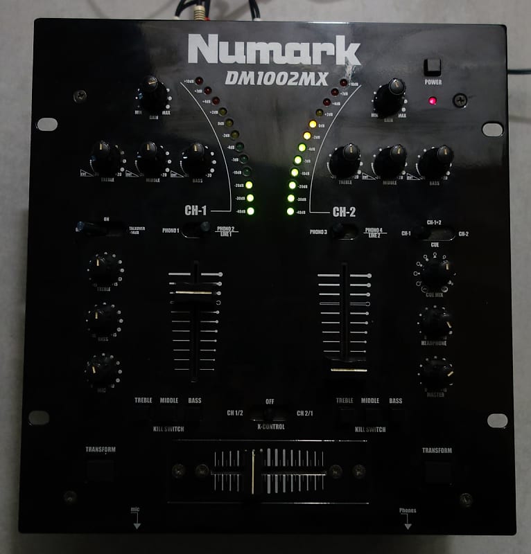 NUMARK DM1002MX 2-Channel Mixer -Table de Mixage DJ 2 voies/ | Reverb