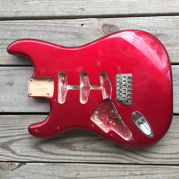 ESP 400 series 1980s Fender Strat Lawsuit era Red Metallic - | Reverb