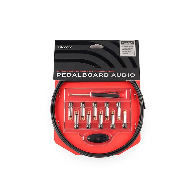 Cable Patch D'Addario PW-MGPKIT-10 Pedal Board Solderless Kit | Reverb