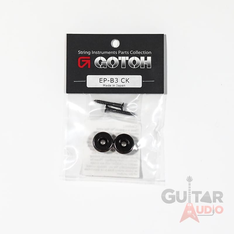 Gotoh EP-B3-CK Guitar Strap Buttons Set w/ Screws, COSMO | Reverb