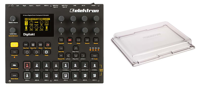 Elektron Digitakt 8-voice Drum Computer and Sampler Bundle | Reverb