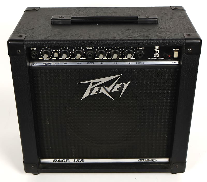 Peavey Rage 158 Guitar Combo Amp Transtube Amplifier Electric | Reverb