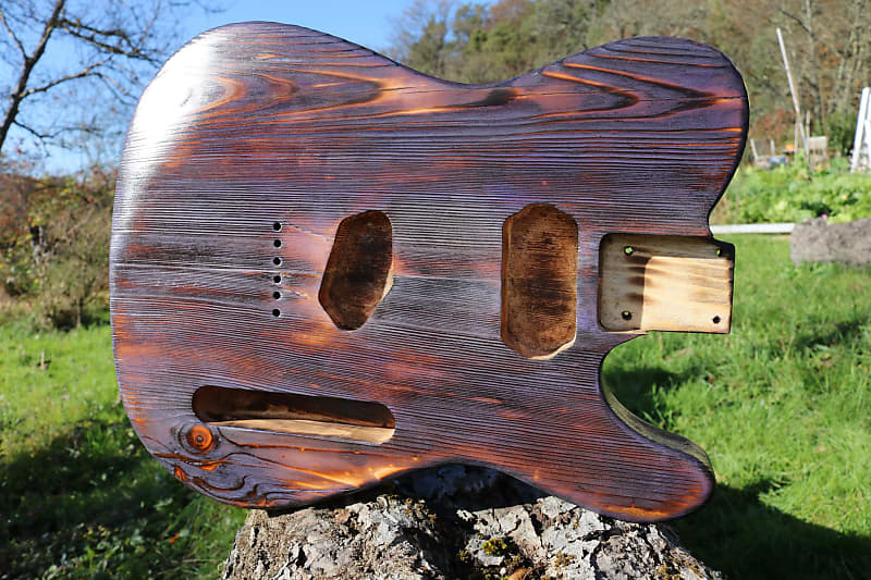 Telecaster body "barncaster" humbucker neck pickup | Reverb