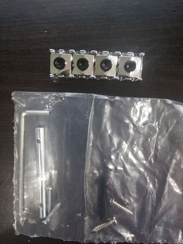 Floyd Rose 8 String Locking Nut and Bar Chrome Complete | Reverb