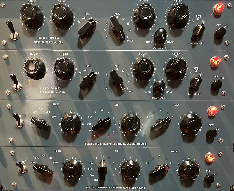 Pultec MEQM-5 Mastering Mid Range Pair Stepped Gain 2022 | Reverb