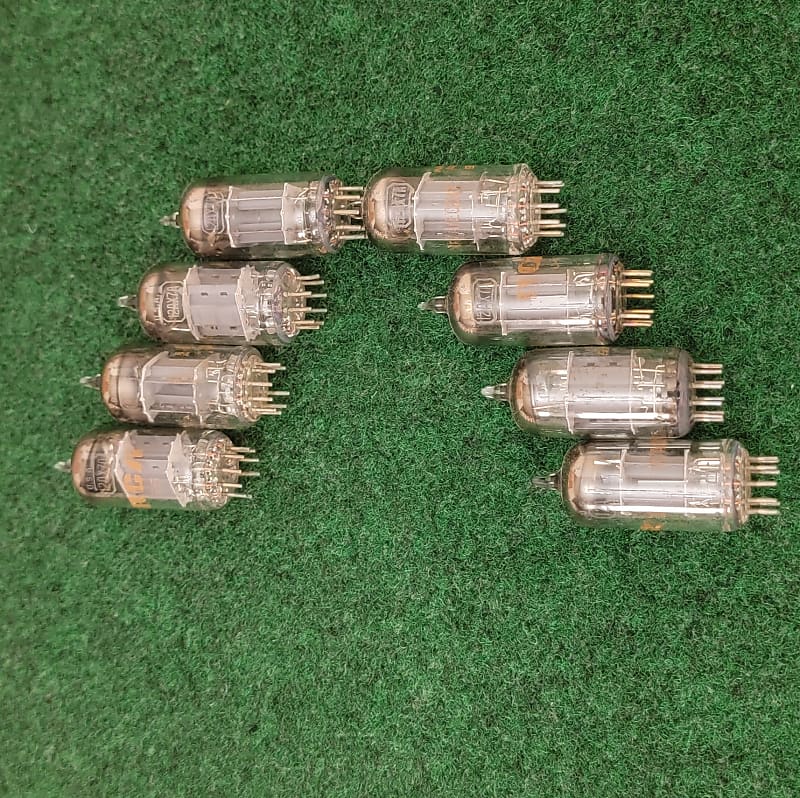💥 1960s RCA 12AX7A/ECC83 Preamp Tubes - Lot of 8 - ALL TEST | Reverb