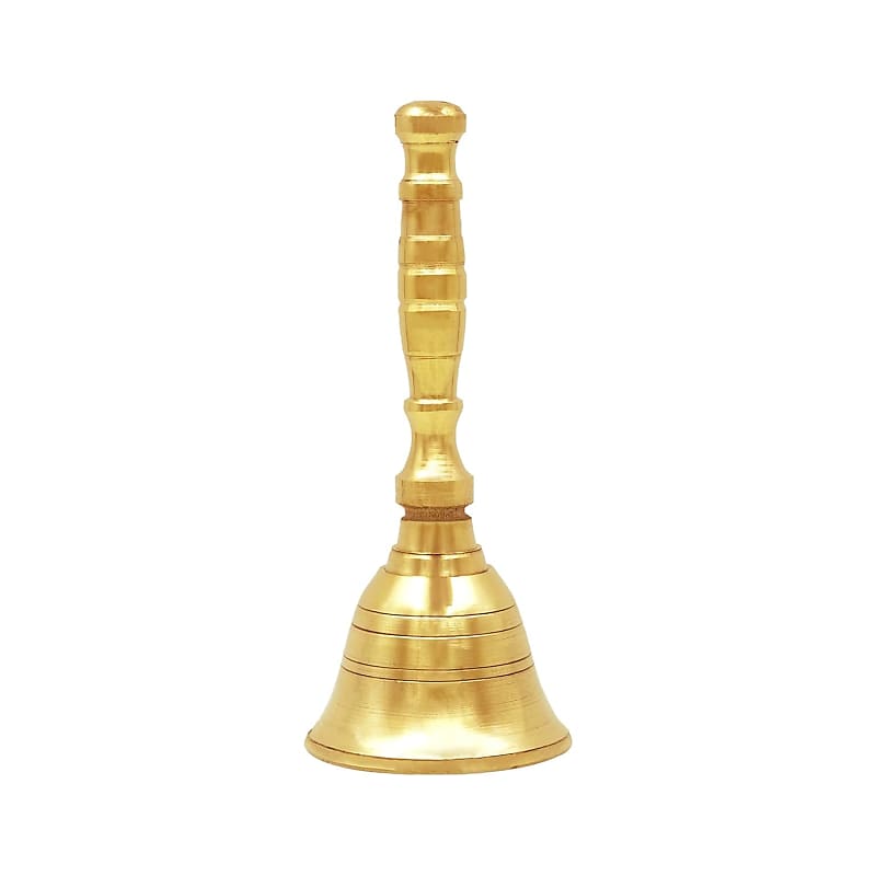 Solid Brass Hand Held Bell For Wedding Events Decoration, | Reverb