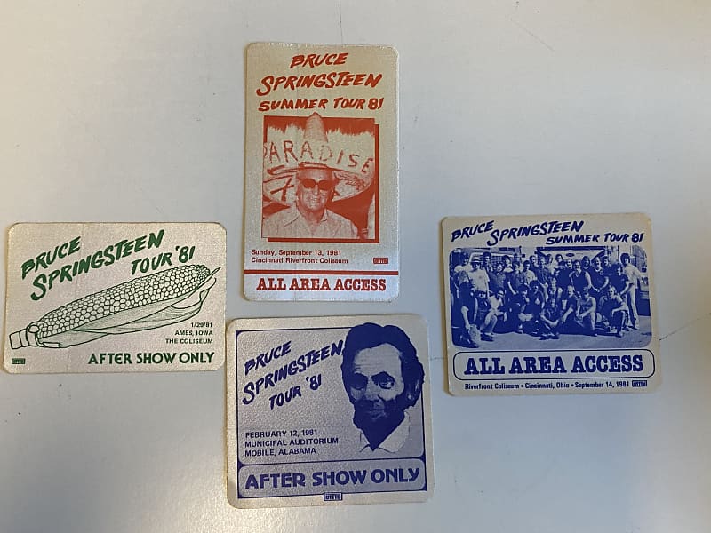 Bruce Springsteen 4 Backstage/After Show/All Ara Access | Reverb