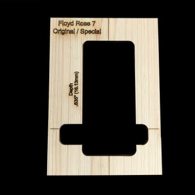 Floyd Rose Original/Special 4 pc Recessed Routing Templates | Reverb