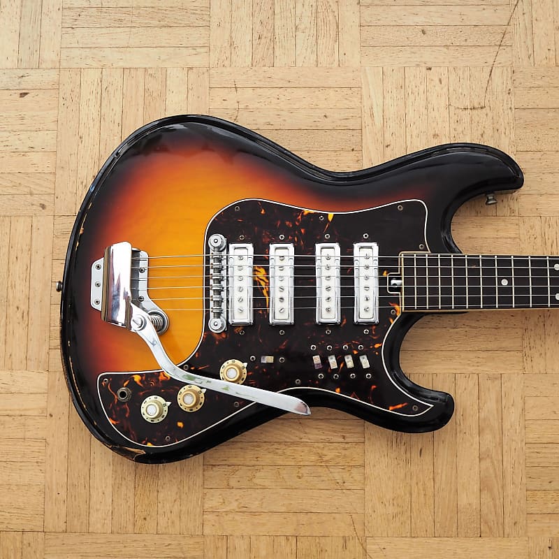 Sakai (~Teisco) EG4-T guitar - made in Japan - "Hertiecaster" | Reverb