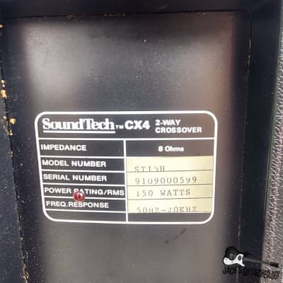 SoundTech CX4 Studio Monitors (1980s - Oak) | Reverb
