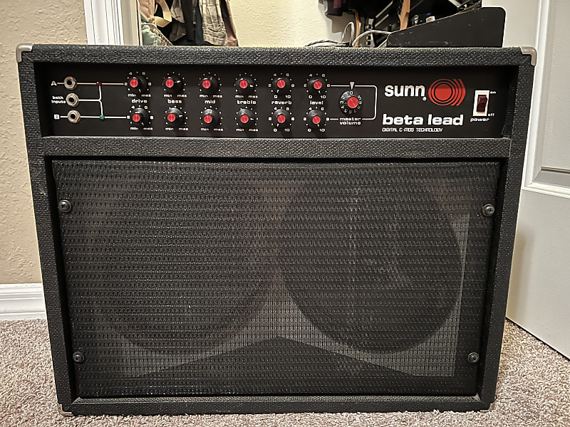 Sunn Beta Lead 212 Combo with footswitch and upgraded | Reverb