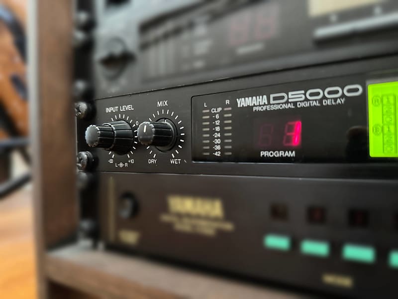 Yamaha D5000 Legendary 1994 rack delay serviced with new | Reverb