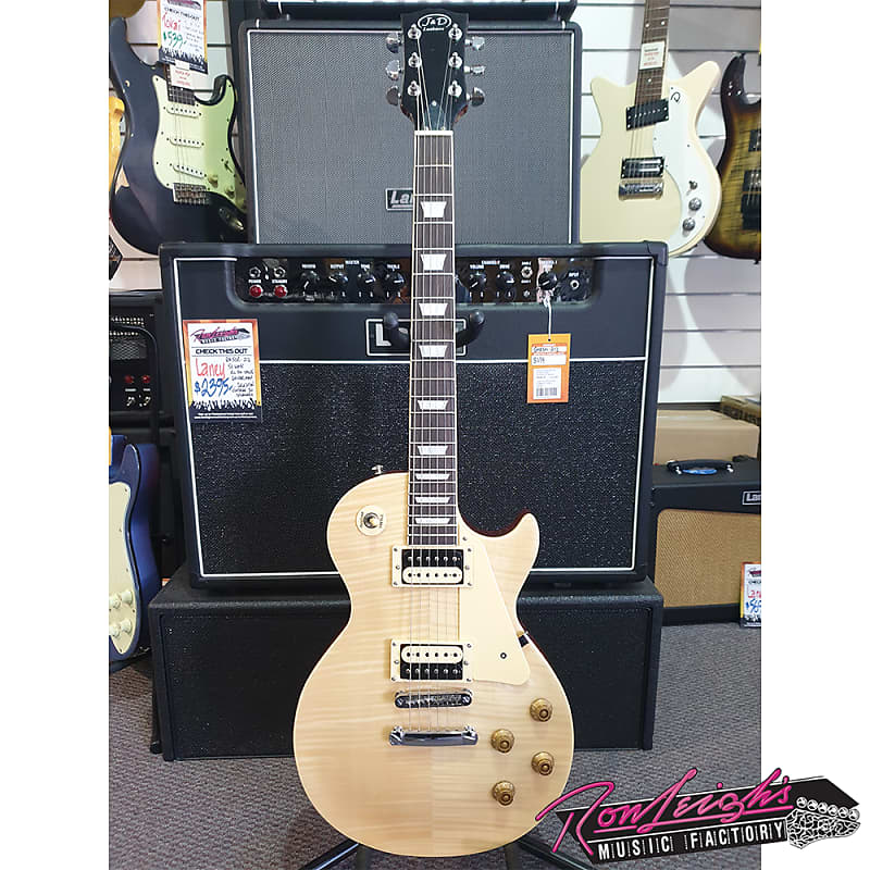 J&D Luthiers JD-LP2-NA/C 'LP' Style Electric Guitar with | Reverb