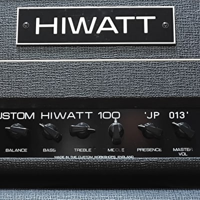 Hiwatt Custom 100 Jimmy Page Limited Edition | Reverb