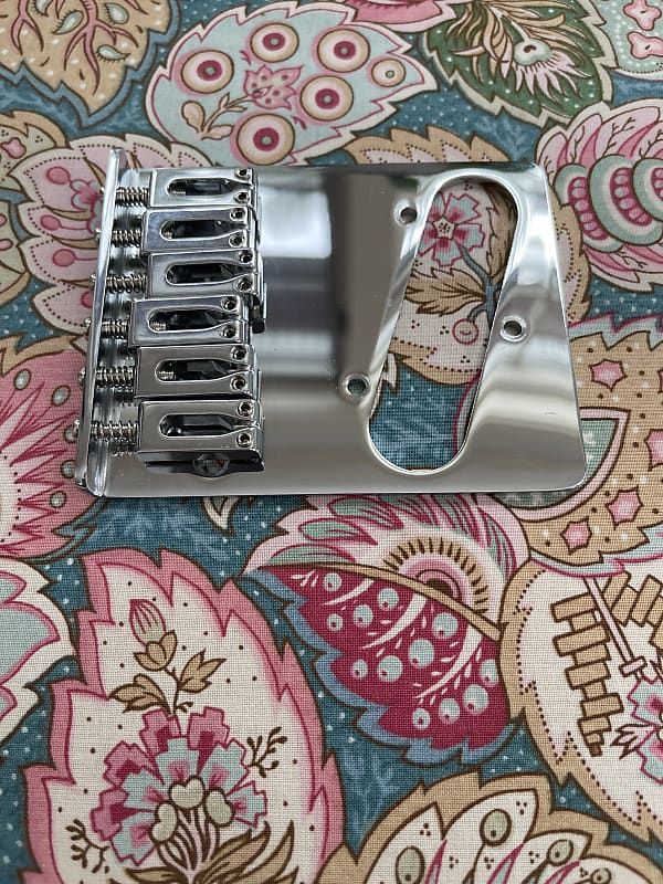 Fender Standard Series 6 Saddle Telecaster Bridge Assembly | Reverb